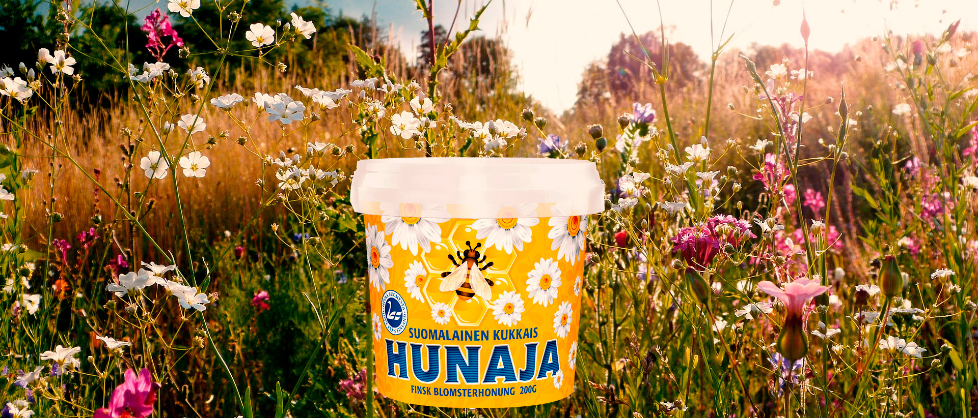 Kukkaishunaja 200 g | Suomalainen kukkaishunaja | Hunajayhtymä Oy